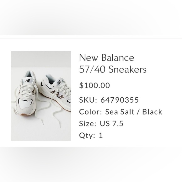 New Balance | Shoes | New Balance 574 Leopard Logo Sneakers Sz75 | Poshmark
